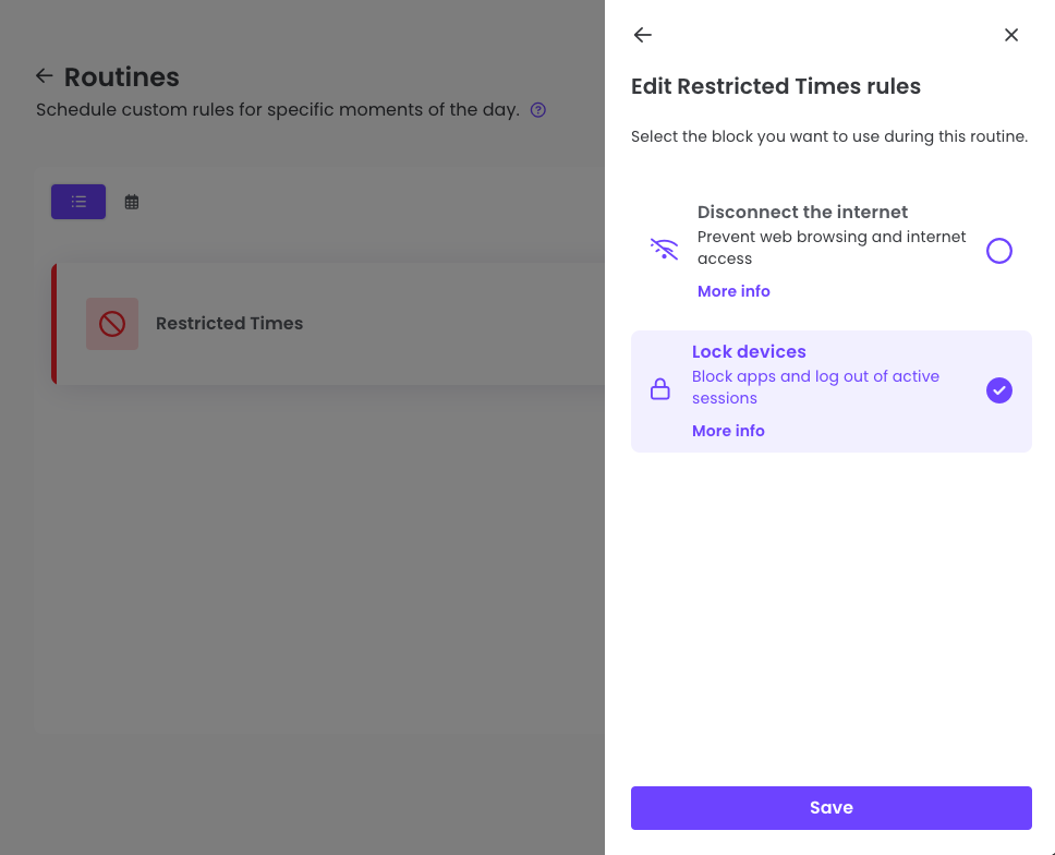 What are routines and how do I use them? – Qustodio Help