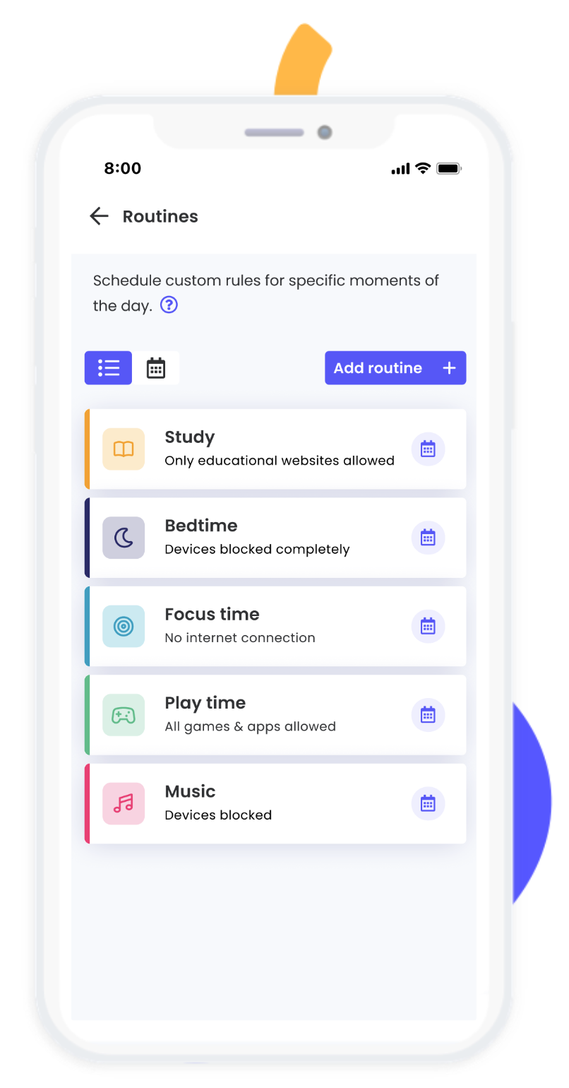 What are routines and how do I use them? – Qustodio Help